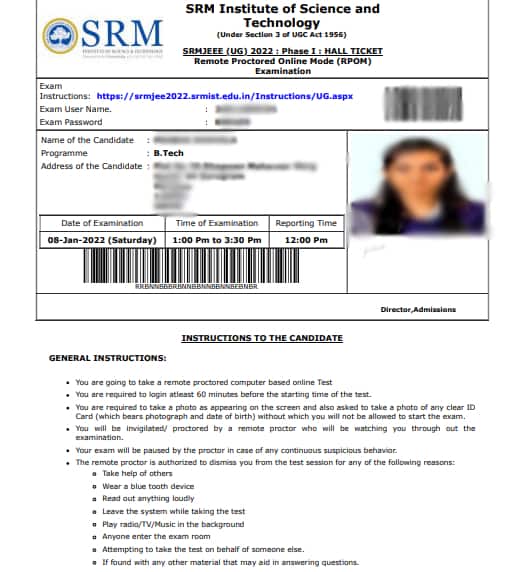Srm Application Form 2023 Last Date - Printable Forms Free Online